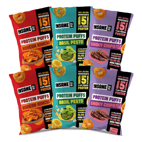 PROTEIN PUFFS (The WANDERLUST Pack) – Insane Fit Snacks